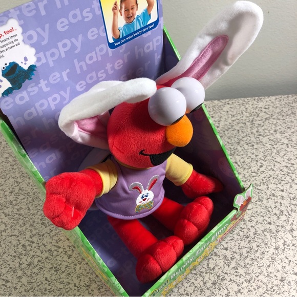 Fisher-Price | Toys | Fisher Price Sesame Street Bunny Ears Elmo Plush ...